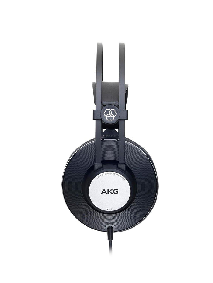 AKG K72 Closed Back Studio Headphones, Black | Unboxify