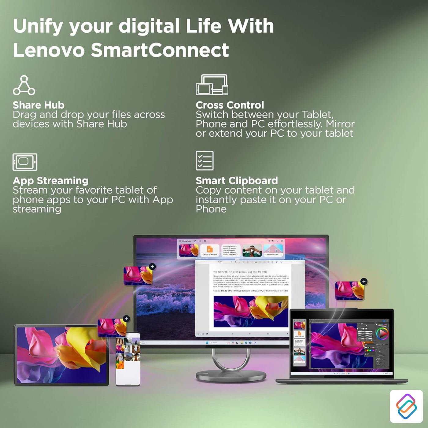 Lenovo Yoga Tab Plus Smartchoice AI Tablet with Pen + Keyboard |12.7" Display, 3K Resolution ...