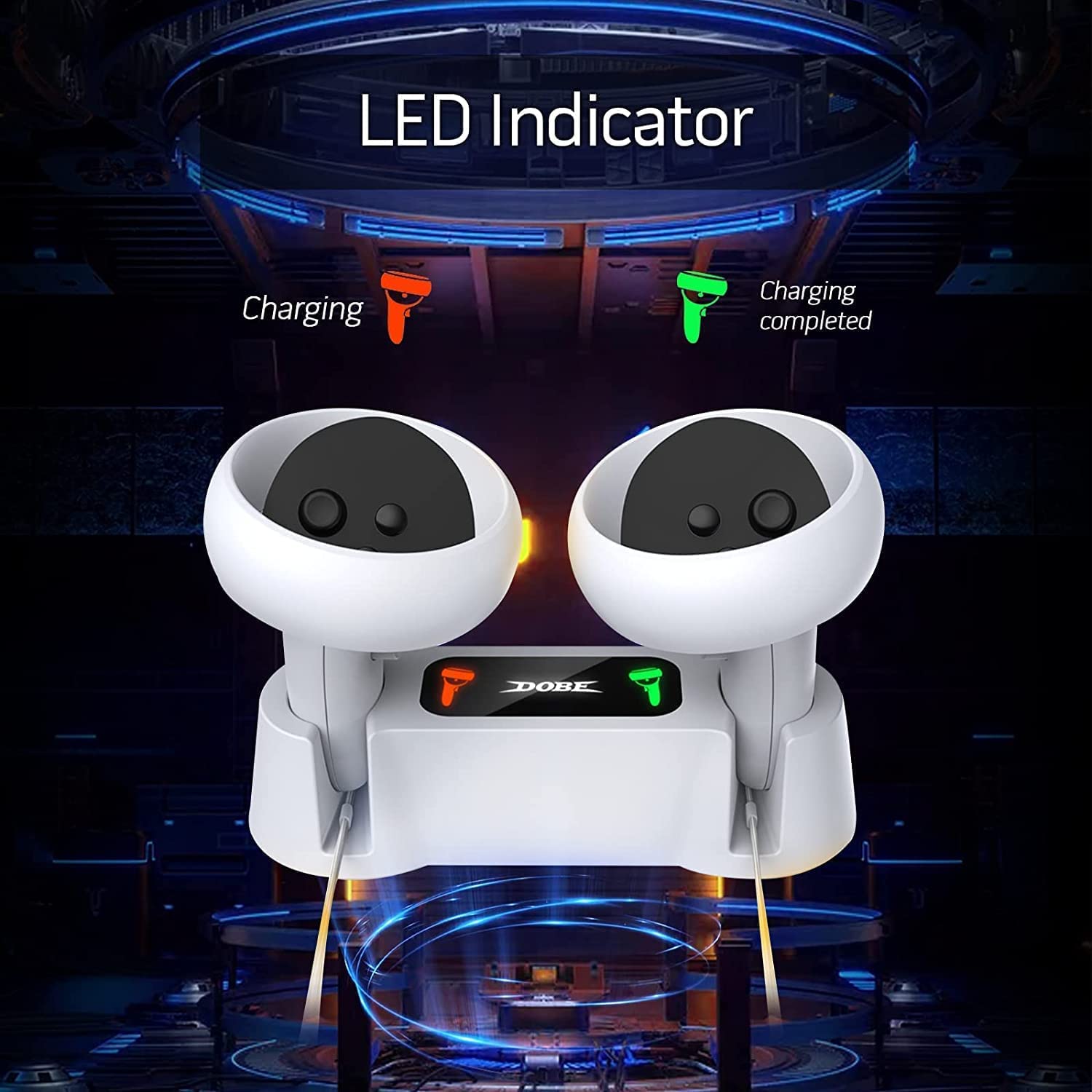 New World Charging Dock for Meta quest Oculus Quest 2 Controllers,VR ...