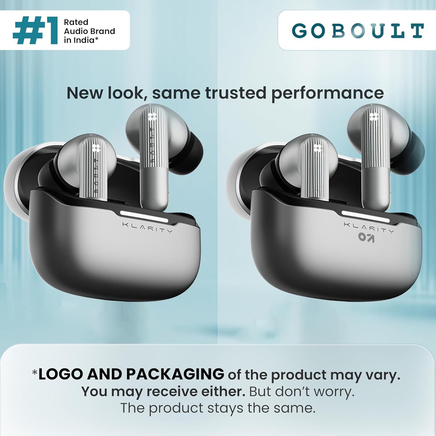 GOBOULT Klarity 3 6-Mic Hybrid ANC (Upto 50dB) in Ear Earbuds, Spatial ...